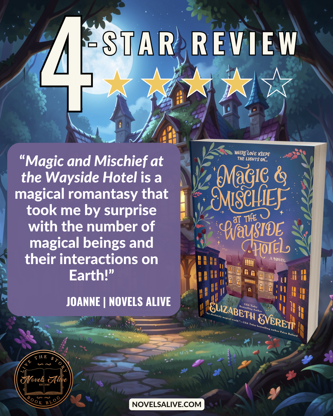 Novels Alive | 4-STAR REVIEW: MAGIC AND MISCHIEF AT THE WAYSIDE HOTEL ...