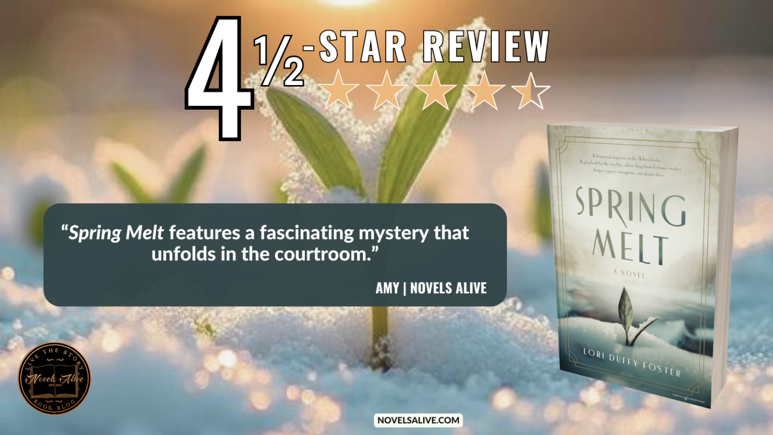 Novels Alive | 4.5-STAR REVIEW: SPRING MELT by Lori Duffy Foster